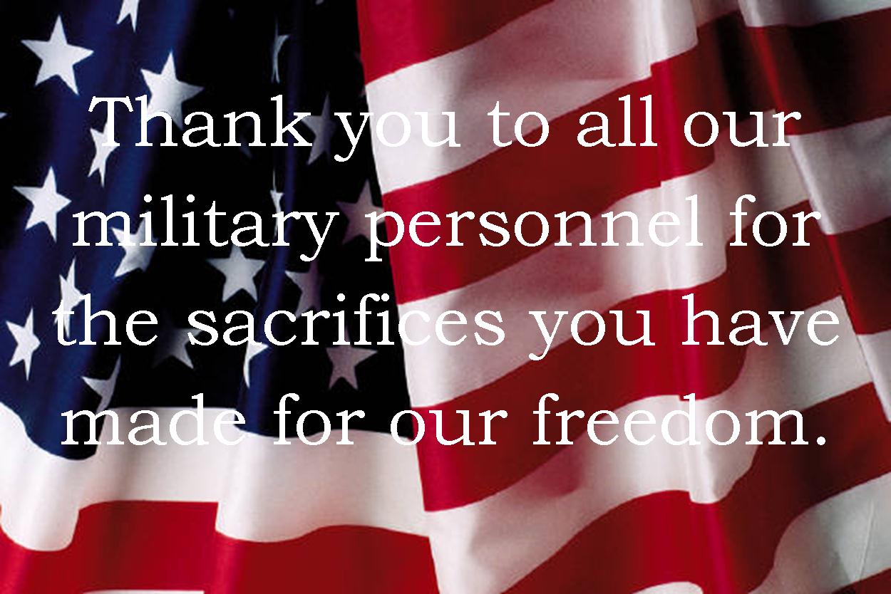 Thank You Veterans God Bless America 